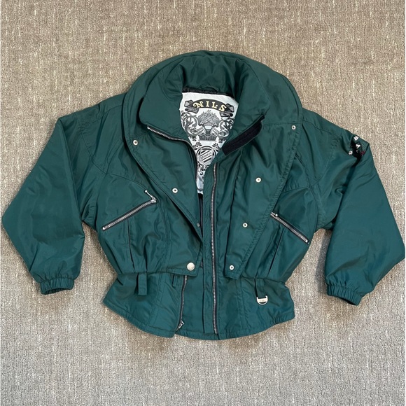 Vintage | Jackets & Coats | Vintage Nils Ski Jacket 8s 90s Emerald ...